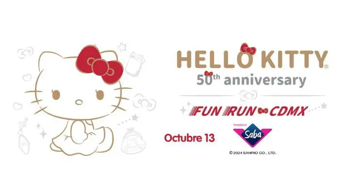 Inscribete y ¡Celebra 50 años de diversión corriendo en Hello Kitty Fun ...