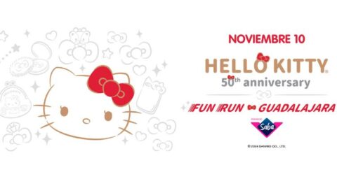 ¡INSCRIBETE YA! CORRE O CAMINA EN HELLO KITTY FUN RUN 50TH ANNIVERSARY GUADALAJARA.